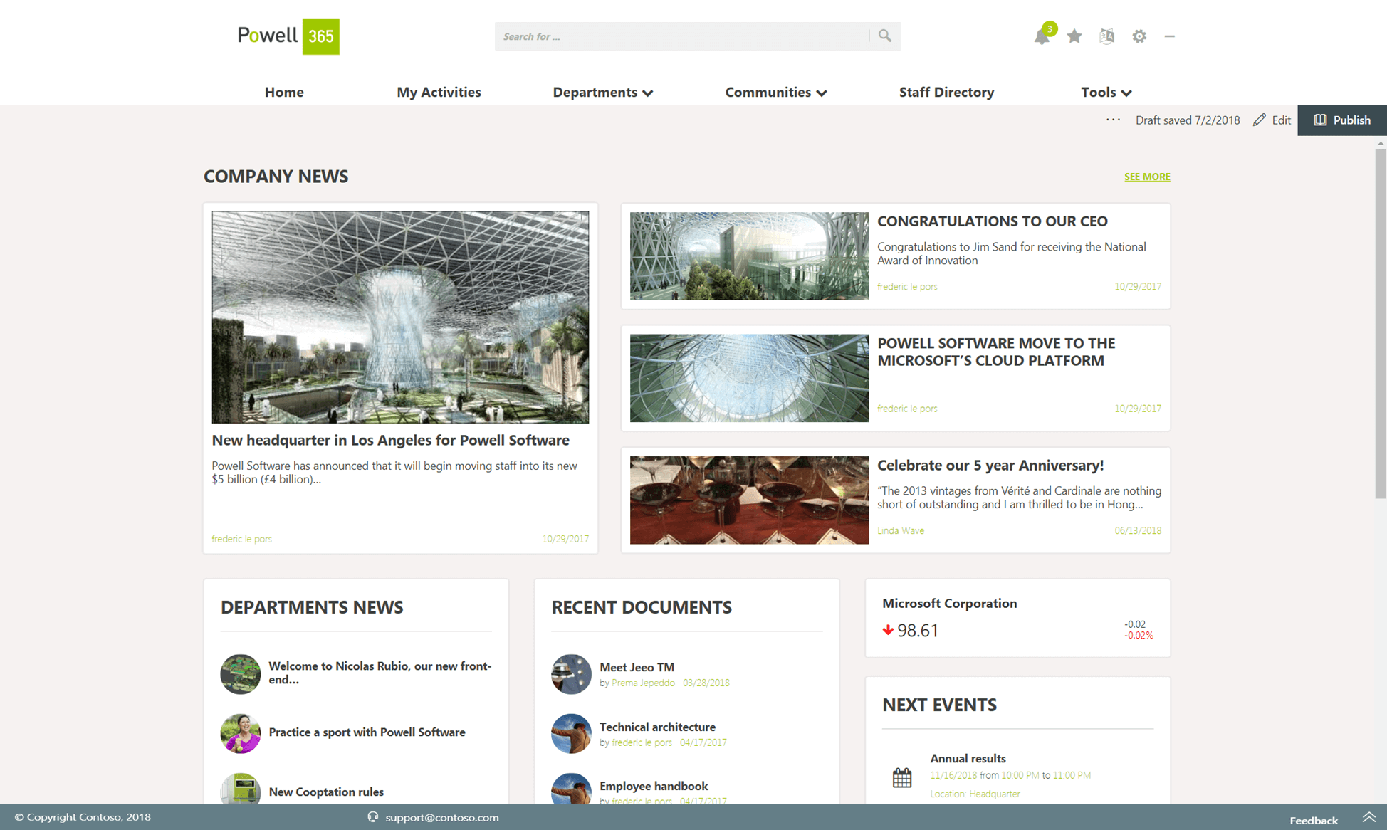 Using the PnP SharePoint starter kit with Powell 365 - Powell
