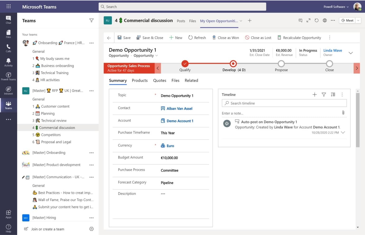 Improving Sales Processes with RFP Templates in Microsoft Teams