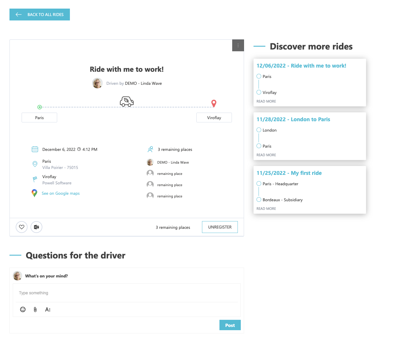 Create a Sustainability Corner in Powell Intranet - Powell