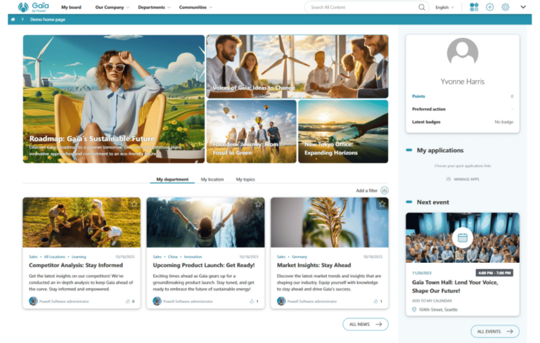 What is an intranet? Simple definition | Powell Software