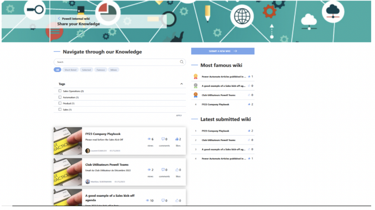 Capture the collective intelligence contained in Teams in a structured knowledge base in your ...