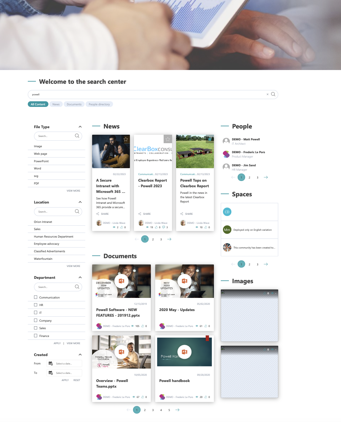 Unleashing Employee productivity with Powell Intranet's Search function ...