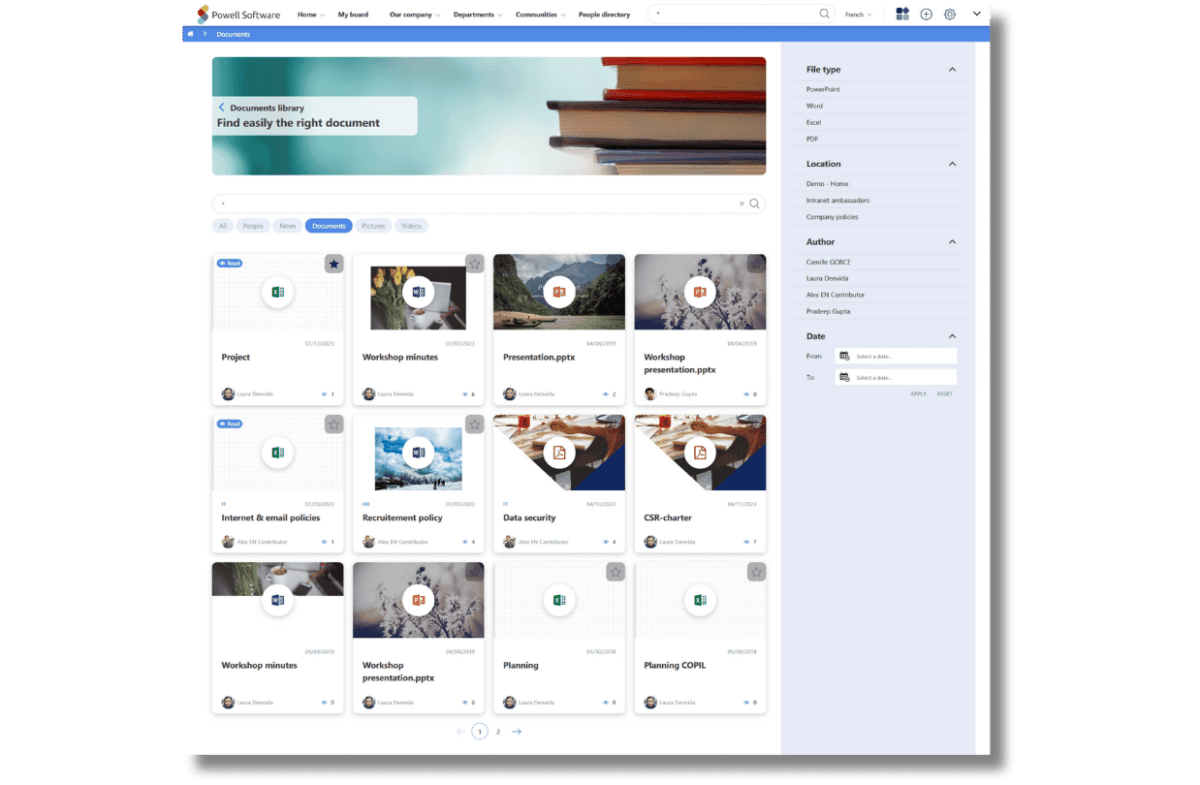Internal comms intranet: Enhance team communication